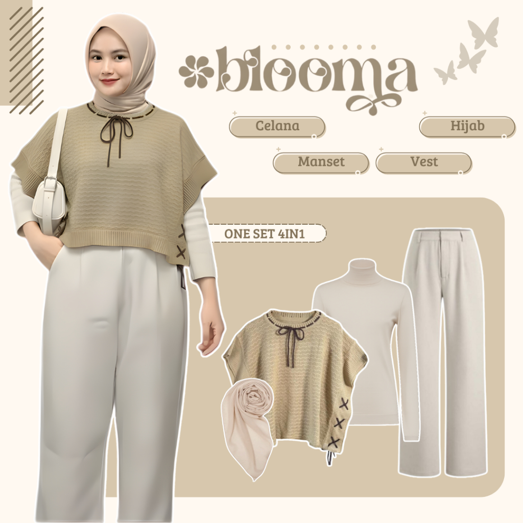 Jual One Set Vest Cewek Kekinian (KEYLA VEST CROP RAJUT | CELANA JENNIE ...