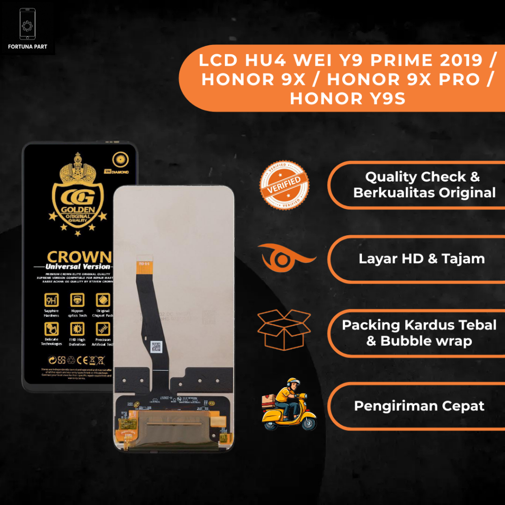 Jual LCD HU4 W3I Y9 PRIME 2019 / H0N0R 9X / H0N0R 9X PRO / H0N0R Y9S ...