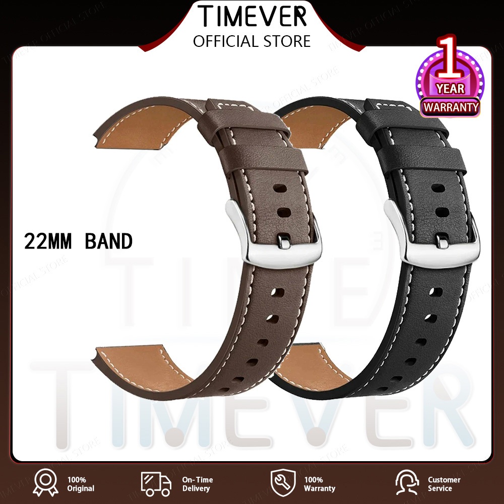 Jual TIMEVER 22mm Straps High-end business belt Smart Watch Replacement ...
