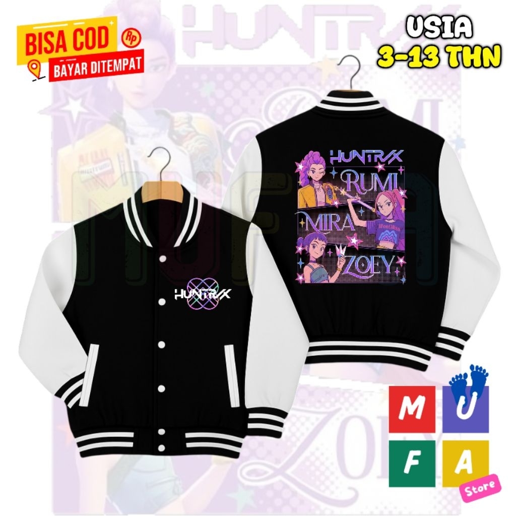 Jual jaket anak versity mira rumi zoey huntrix kpop demon / jaket anak ...