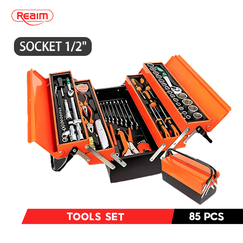 Jual REAIM Kunci Set Lengkap 85PCS Tool Box Set Lengkap Tool Box Kunci ...