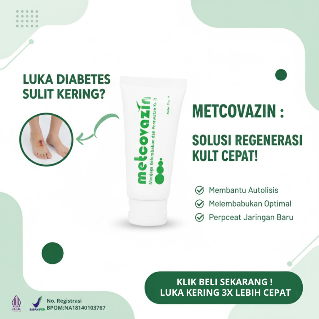 Jual Metcovazin 25gr Salep Luka Diabetes untuk Luka Infeksi dan Luka ...
