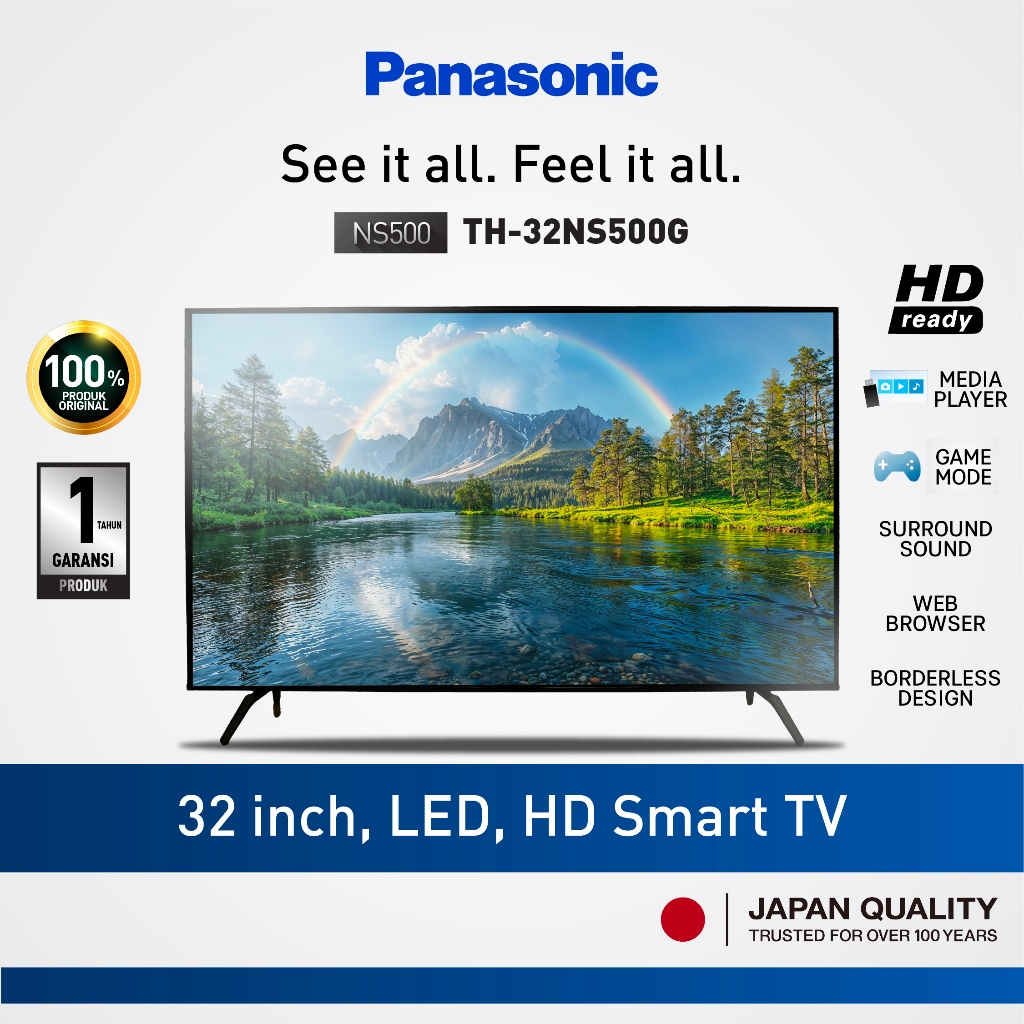 Jual Panasonic TH-32NS500G HD LED Smart TV [32 Inch] | Shopee Indonesia