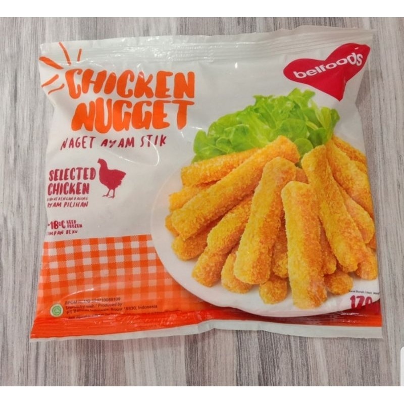 Jual Belfoods Nugget Stick Ayam 170g / nuget ayam | Shopee Indonesia