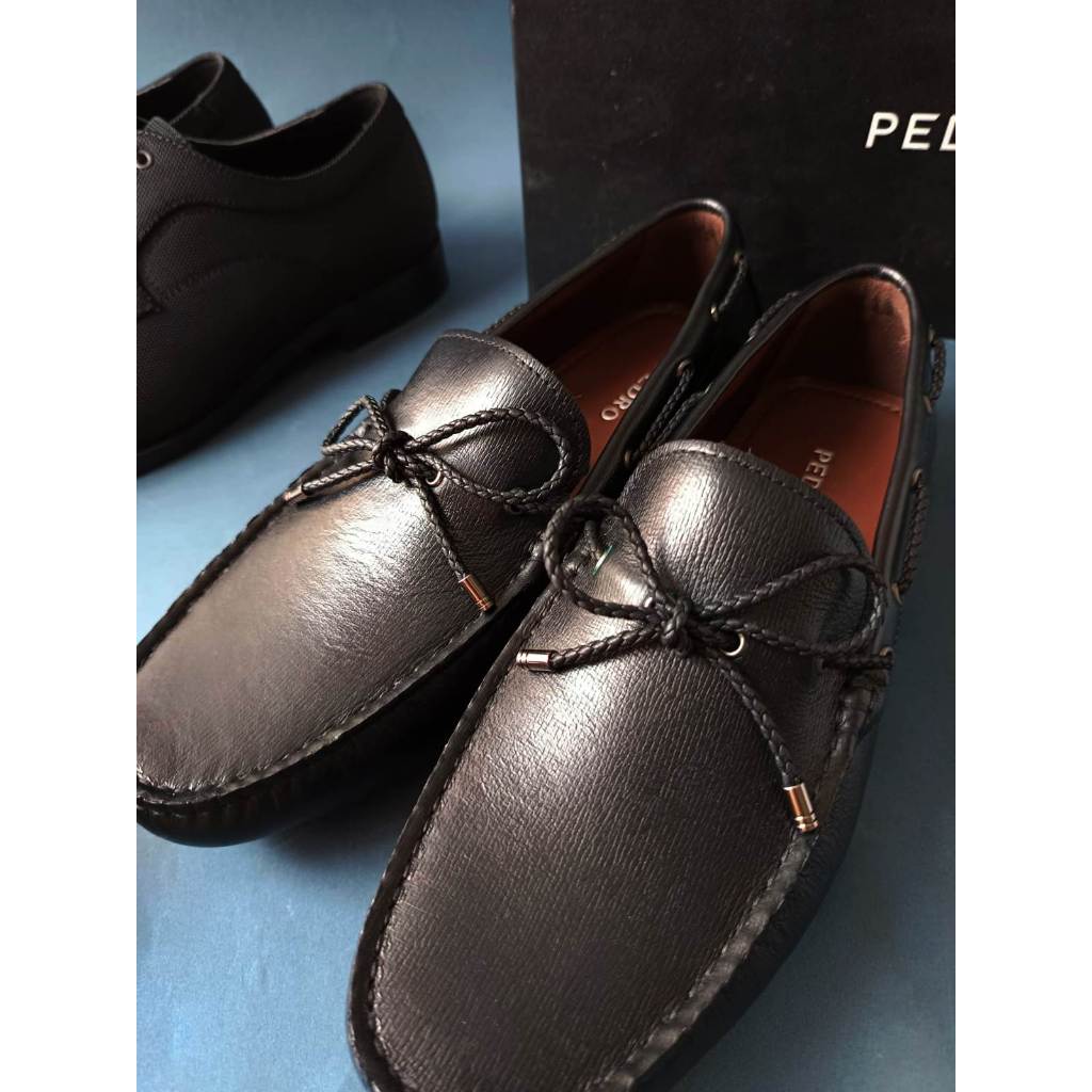 Jual PEDRO sepatu kulit hitam VFPP681 original Pedro store | Shopee ...