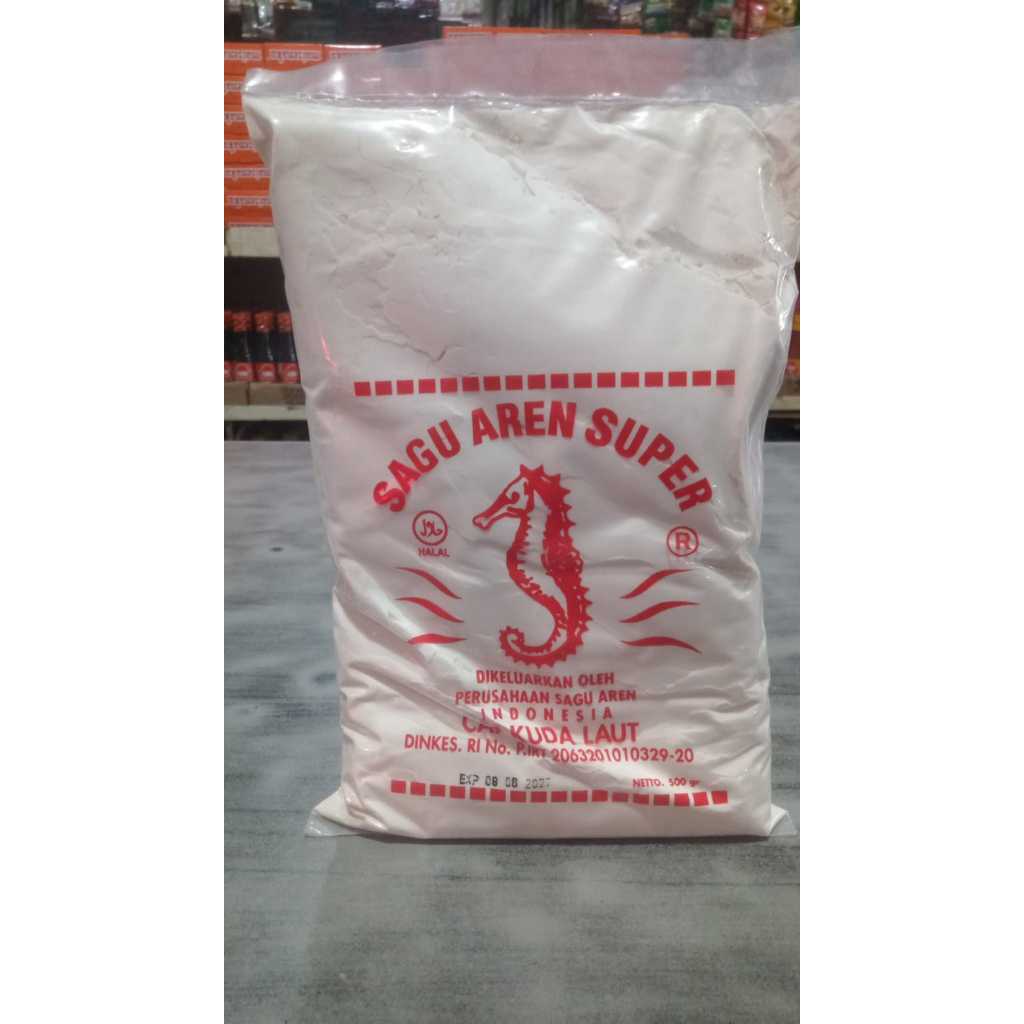 Jual SAGU AREN SUPER CAP KUDA LAUT 500GR | Shopee Indonesia