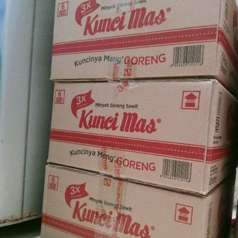 Jual Minyak Goreng Kunci Mas 200ml Satu Dus isi 48 Pouch | Shopee Indonesia