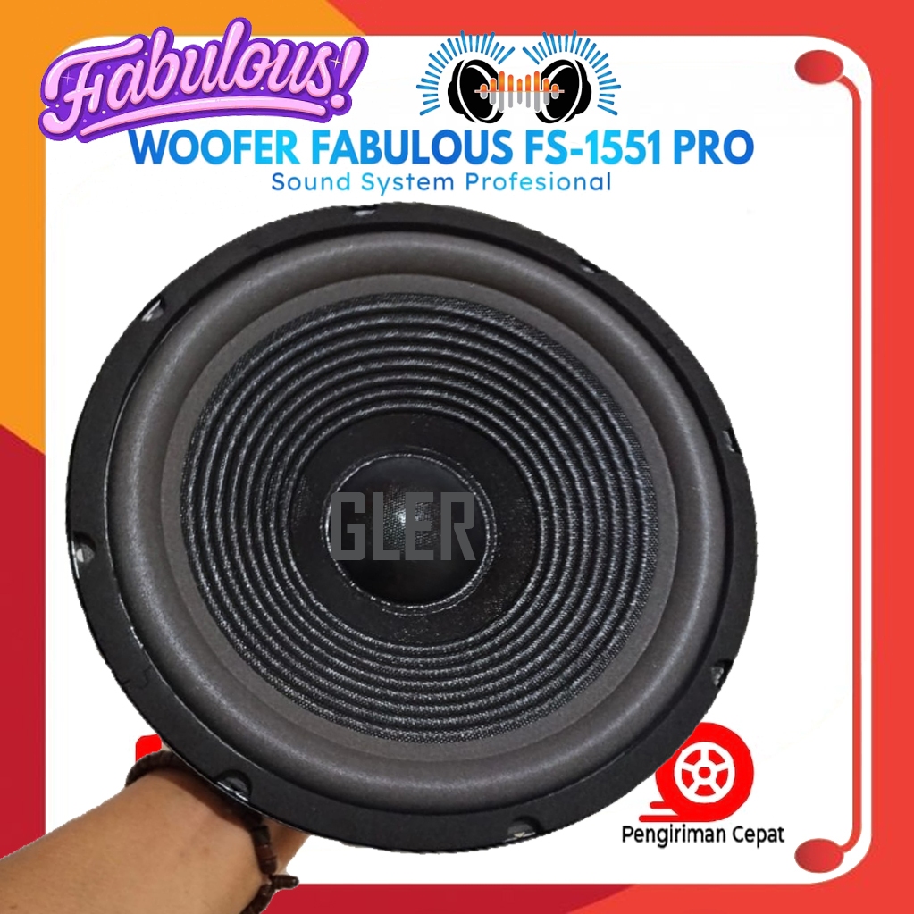 Jual Subwoofer Speaker 15 Inch Fabulous FS-1551 PRO Power 400 Watt 8 ...