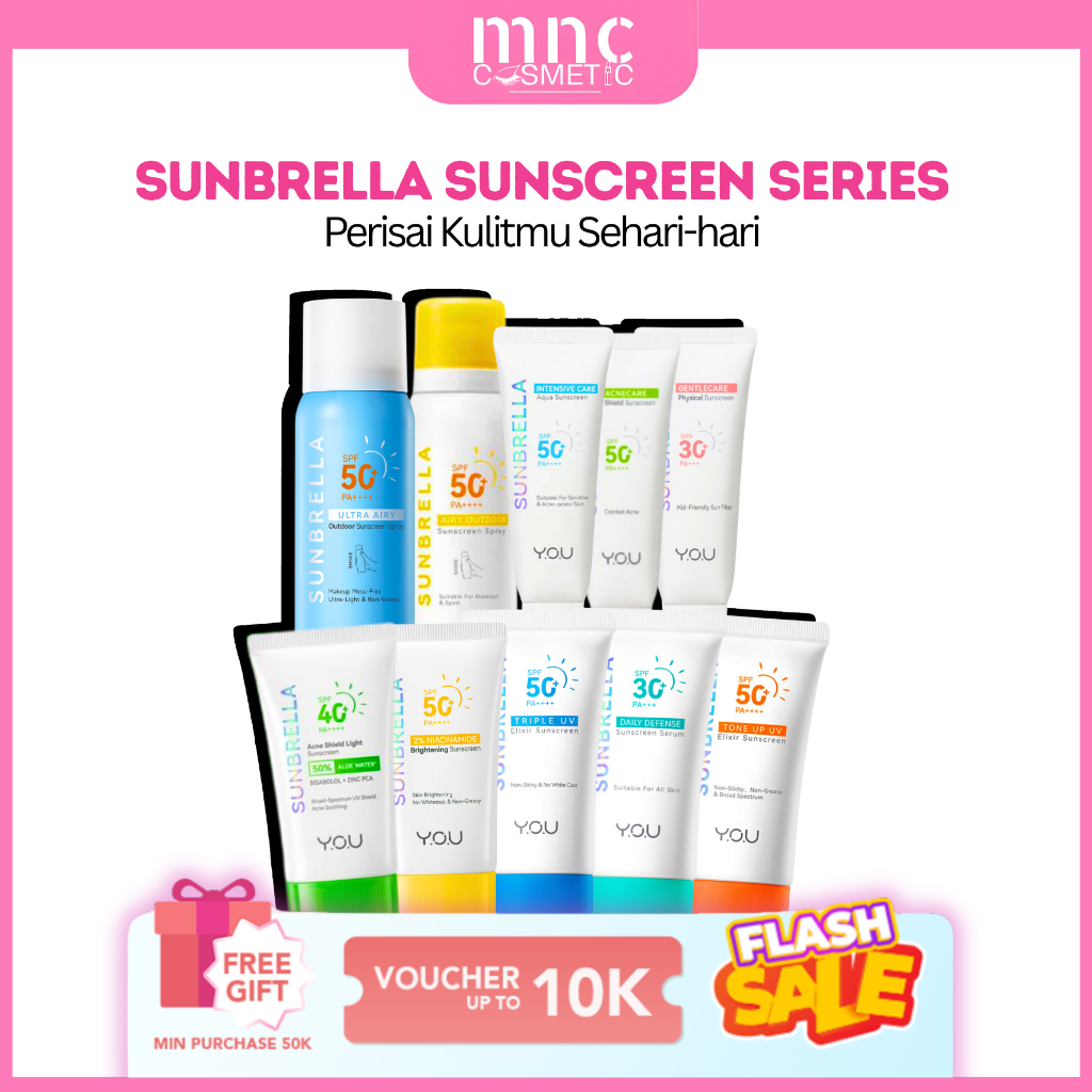 Jual [FREEGIFT min 50k] YOU Sunbrella Series || Daily Defense || Triple ...