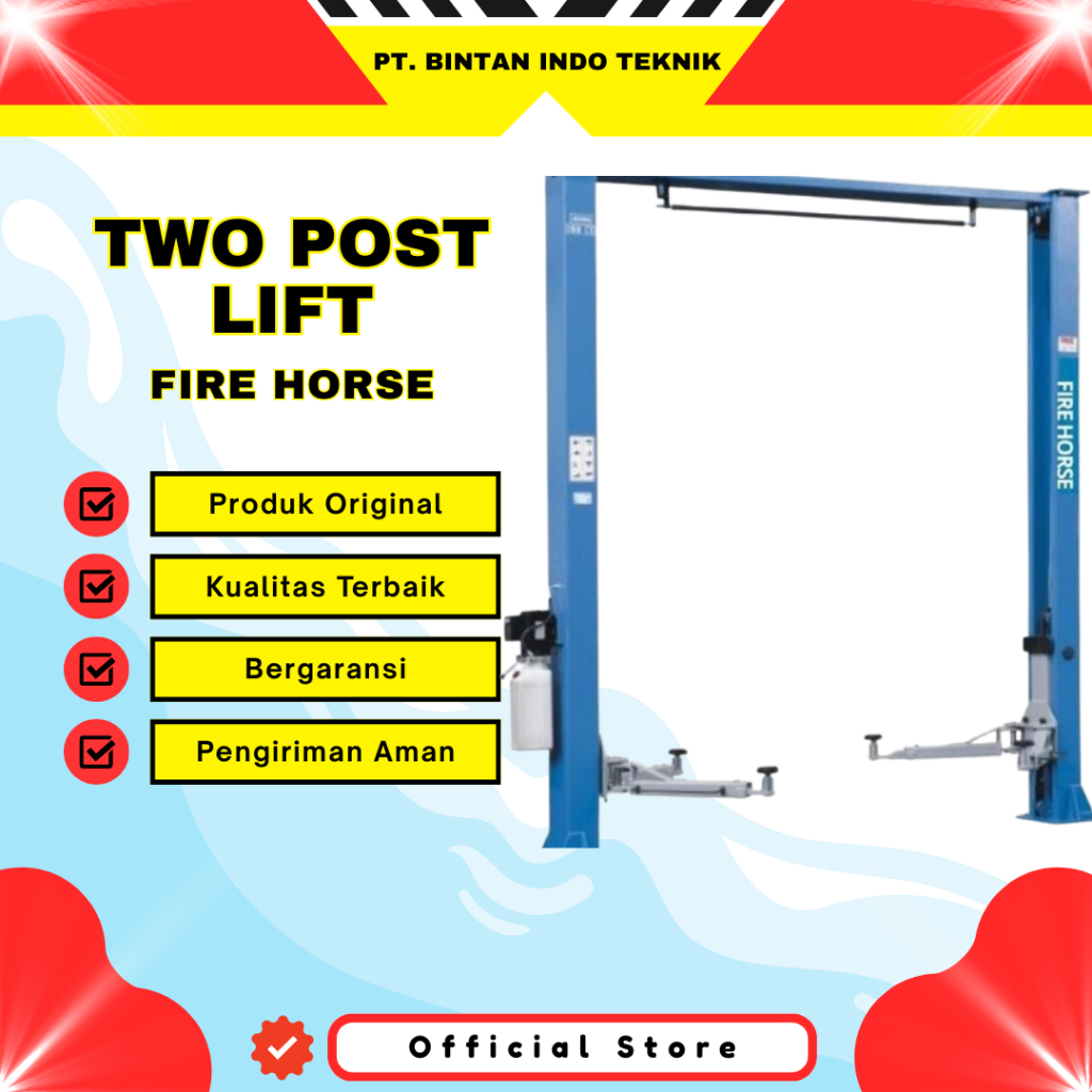 Jual Fhorse Two Post Car Lift 4 Ton Lift Mobil Hidrolik Alat Angkat ...