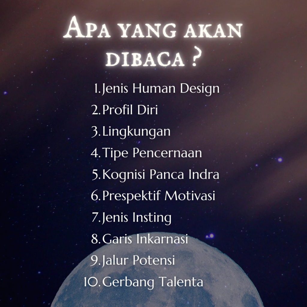 Jual Baca Ramalan Metode Human Design Reading Lengkap - Bukan Tarot ...