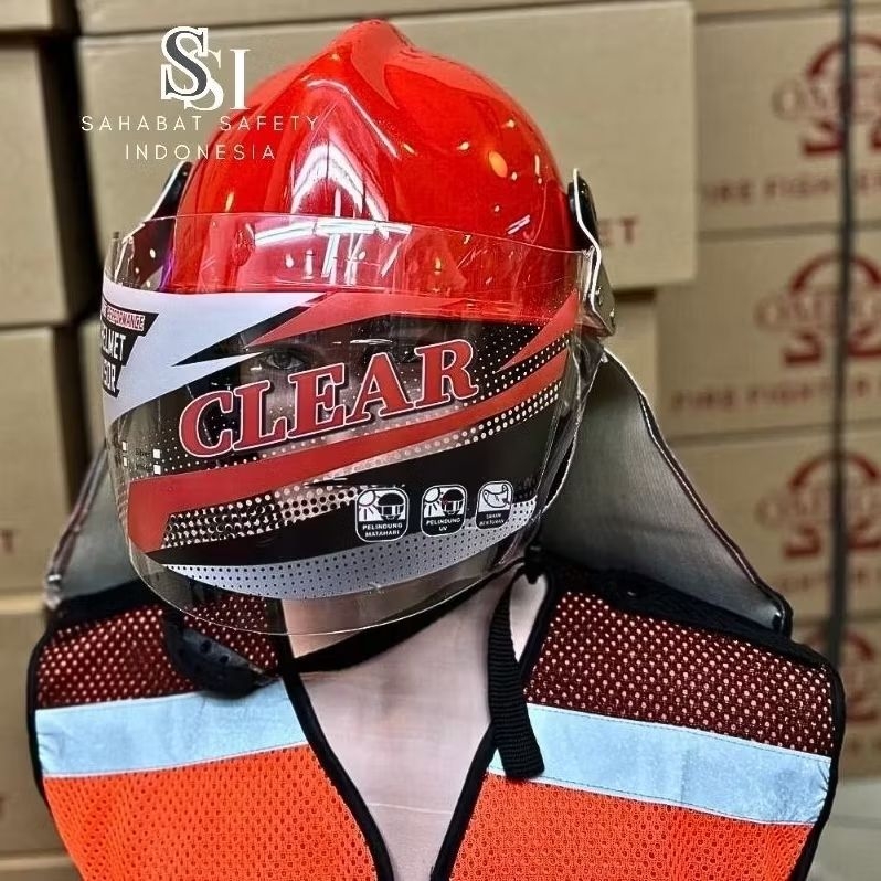 Jual Helm Pemadam Kebakaran Omega Anti Panas Kaca Anti Pecah - Safety ...