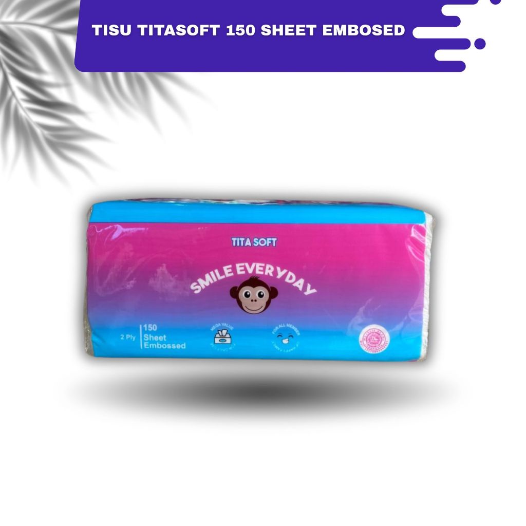 Jual Tisu wajah murah Tita soft 150 sheet 2 ply beremboss - Tisu halus ...