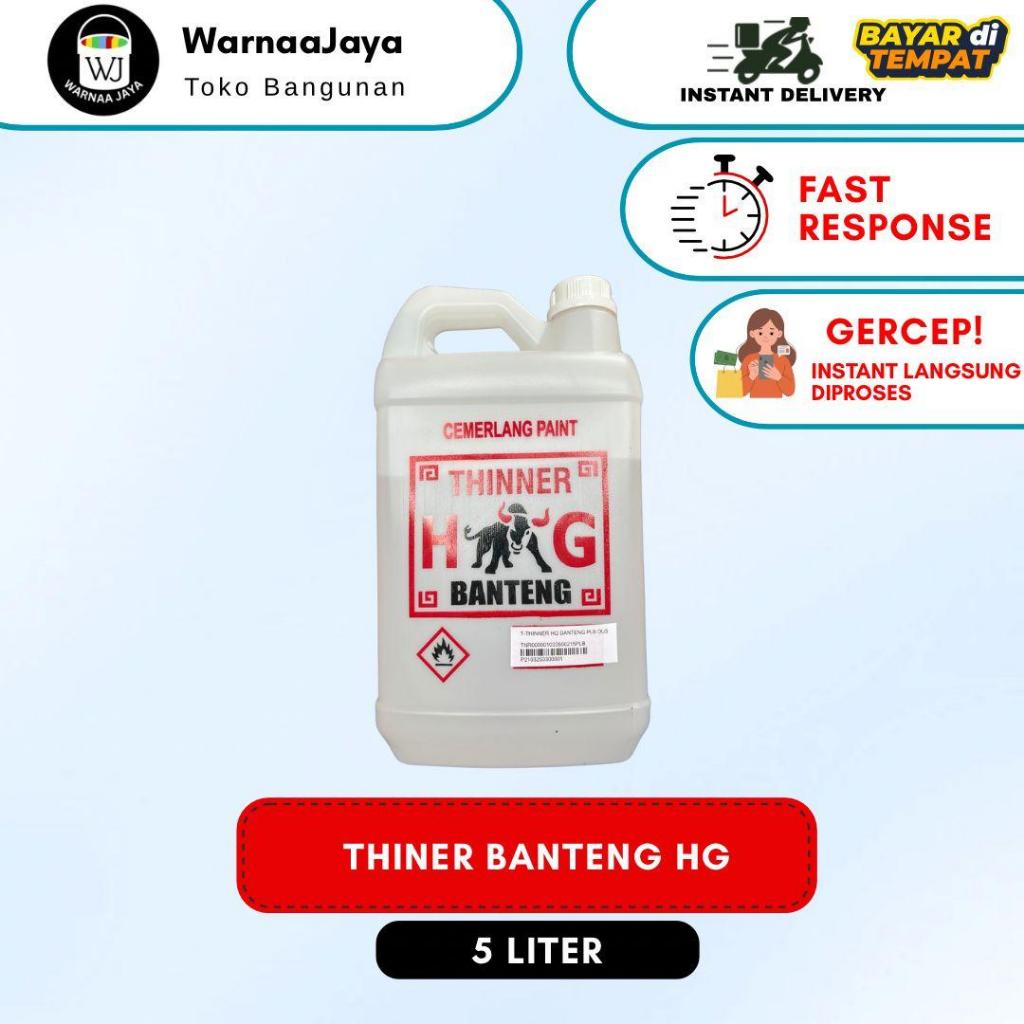 Jual Thinner Banteng HG,Pengencer Cat (Kemasan 5 Liter) | Shopee Indonesia