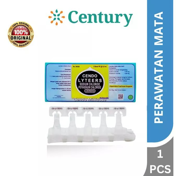 Jual CENDO LYTEERS ISI 5 STRIP @0.6ML / PERAWATAN MATA / TETES MATA ...