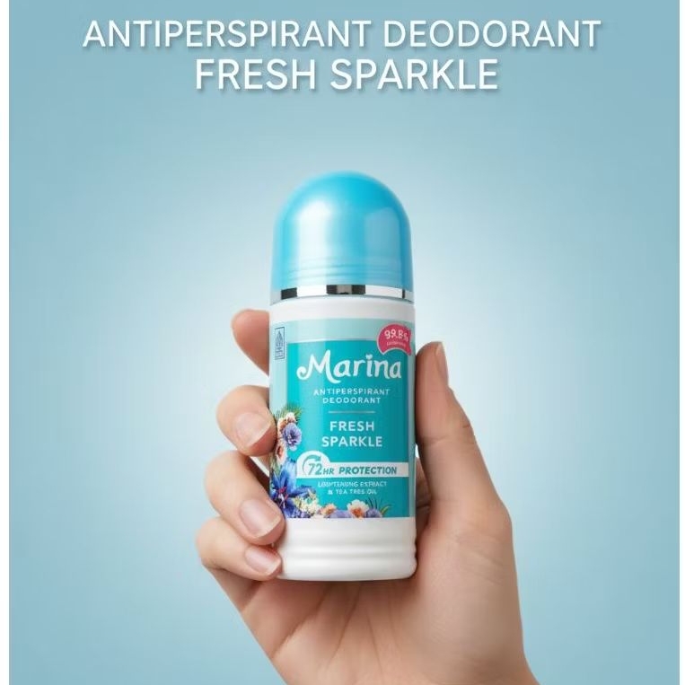 Jual Marina Anti Pespirant Deodorant Fresh Sparkle 45ml | Shopee Indonesia