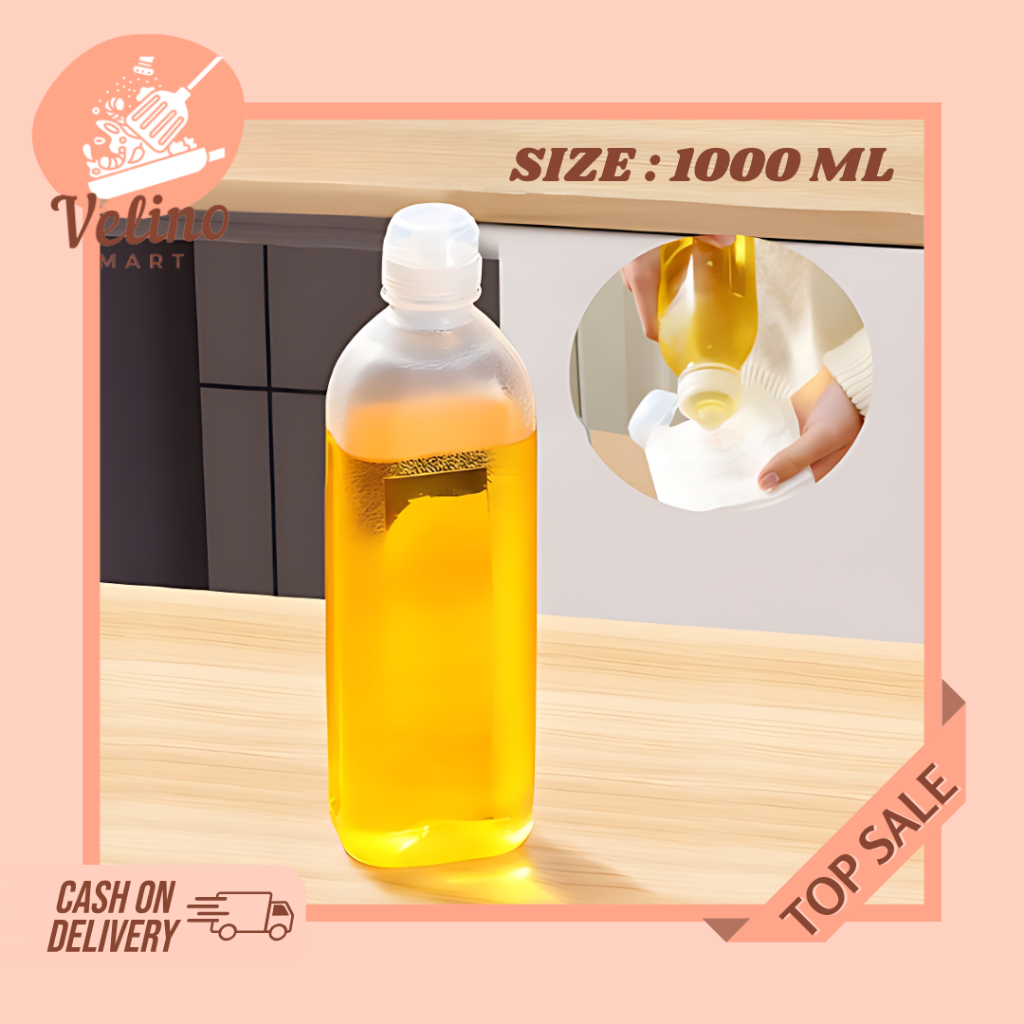 Jual Botol Plastik Minyak Kecap Saus Kapsitas 1000ml / Botol Minyak ...