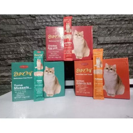 Jual Lux Cat Creamy Snack Liquit 15gr (10 Pcs) | Shopee Indonesia