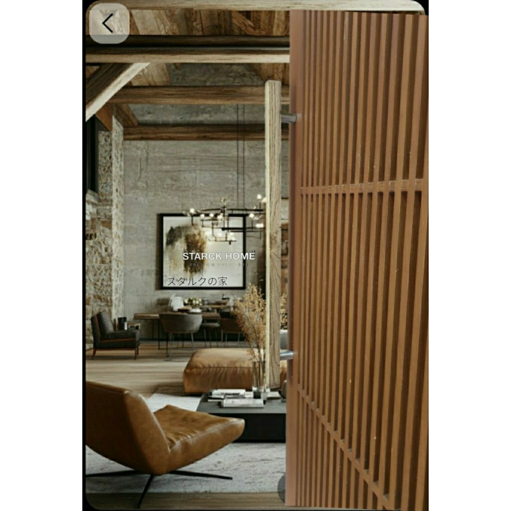 Jual Pull handle kayu natural Rustic pegangan tarikan pintu kayu kaca ...