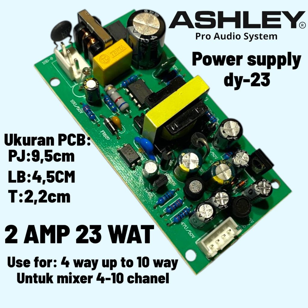Jual power suply suplai mixer dy 23 mixer hupper huper wisdom | Shopee ...