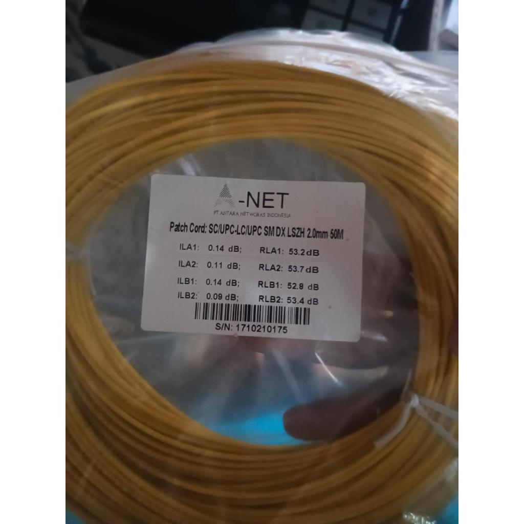 Jual Patch Cord SC/UPC/-LC/UPC SM DX LSZH 2.0mm 50M 50 Meter | Shopee ...