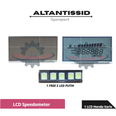 Jual LCD Speedometer Honda Vario 125 OLD Original GRATIS LED 5PCS ...