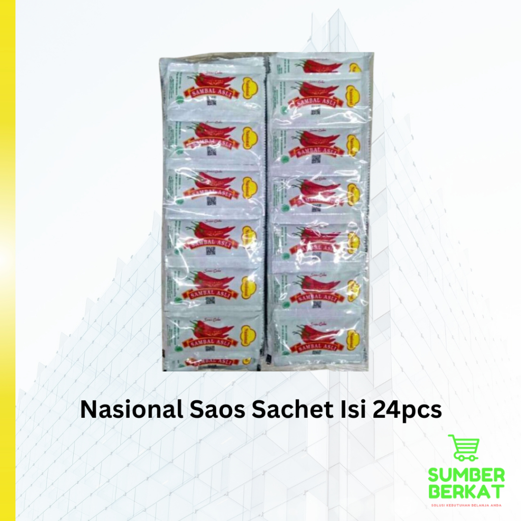 Jual Nasional Saos Sambal Sachet Pak Isi 24 Pcs | Shopee Indonesia
