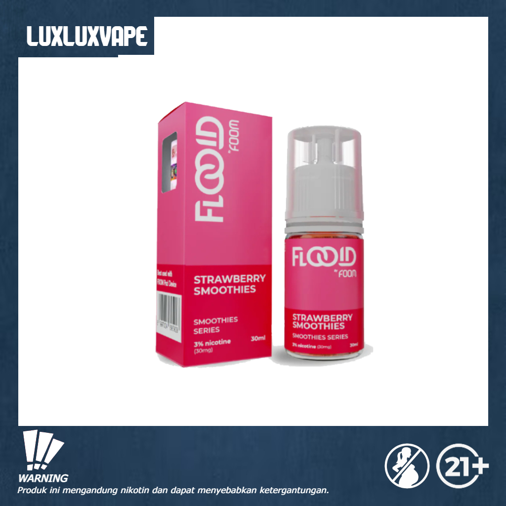 Jual Liquid Foom Strawberry Smoothies Salt 30ml Authentic by Foom Lab ...