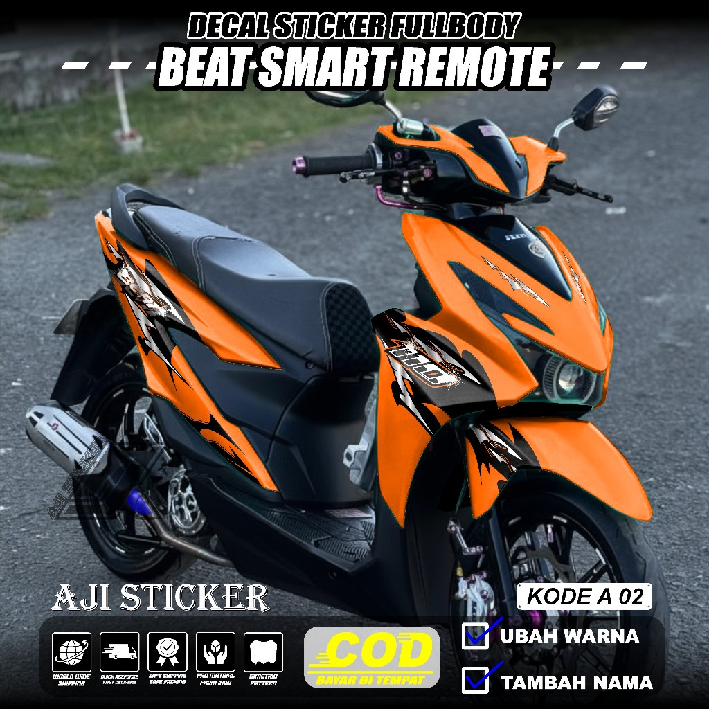 Jual (COD) Sticker Decal Beat Deluxe Beat Street Gen 2 Fullbody Terbaru ...
