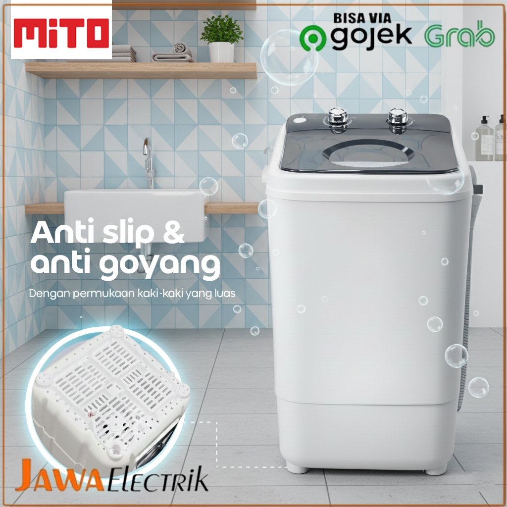 Jual MITO Mesin Cuci Portable MITO WM85 Kapasitas 5 KG | Fitur Click ...