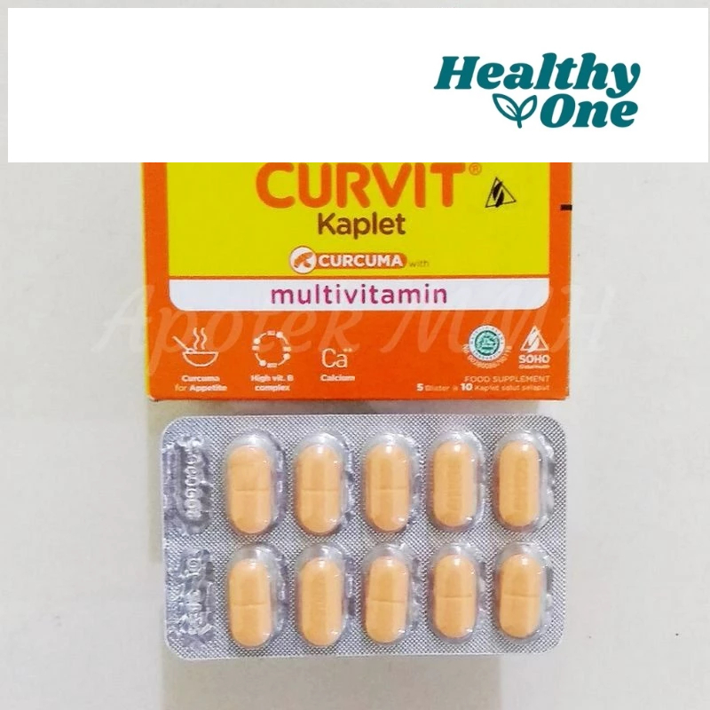 Jual CURVIT KAPLET 1 BLISTER 10 CAPSUL | Shopee Indonesia