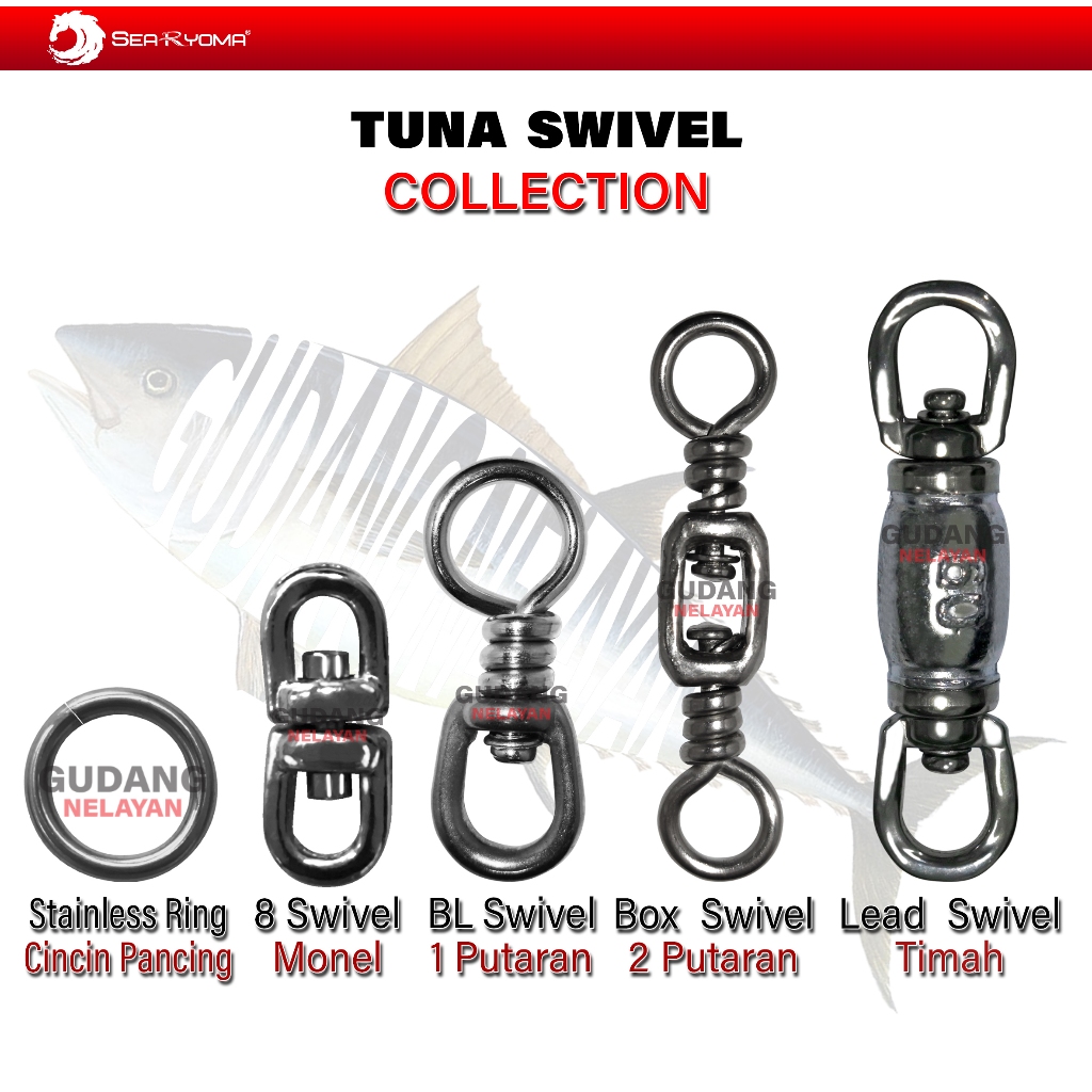 Jual SeaRyoma Tuna Swivel - Kili-kili Tuna | Shopee Indonesia