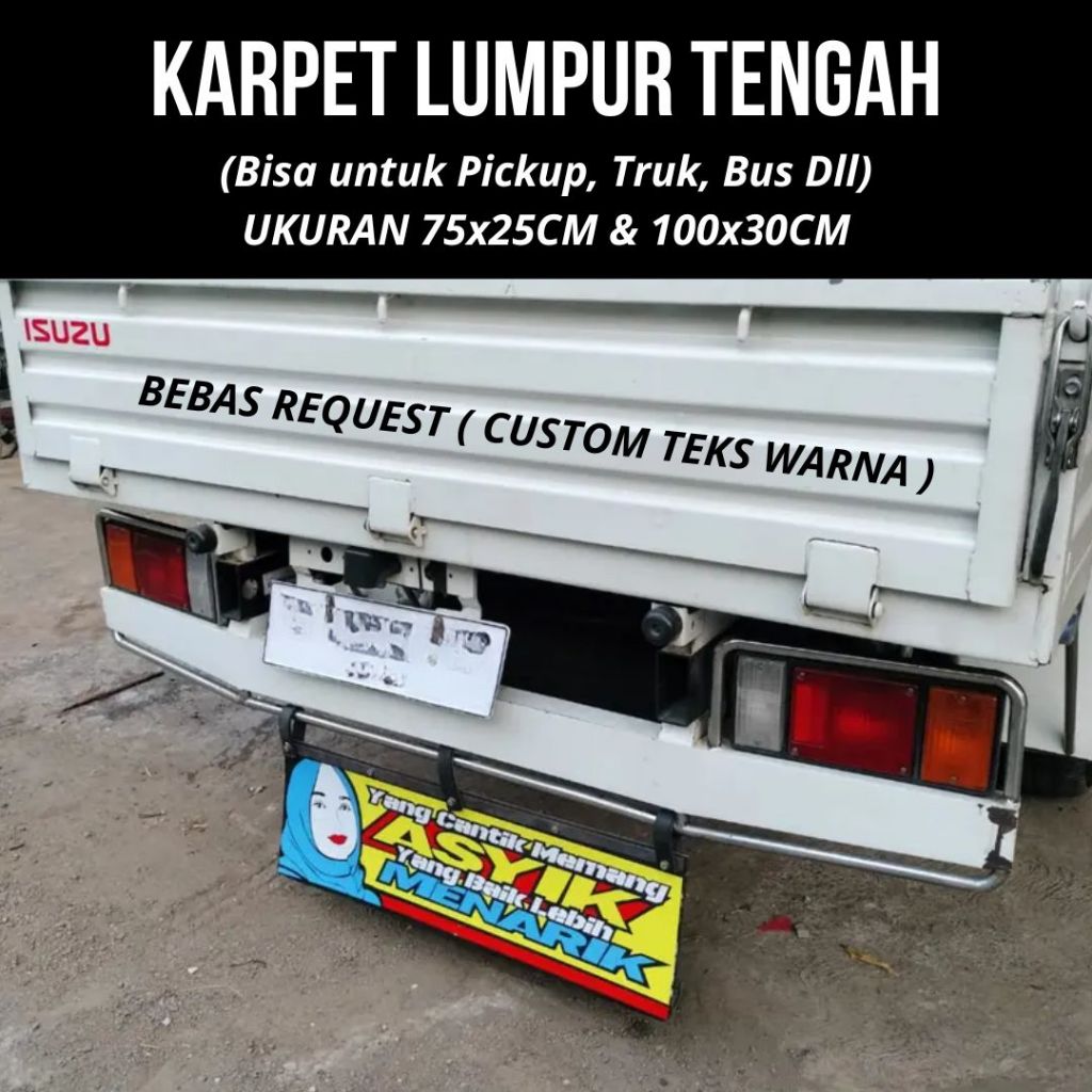 Jual Karpet Kepet Karet Lumpur Tengah (Truck, Bus, Travel, L300 ...