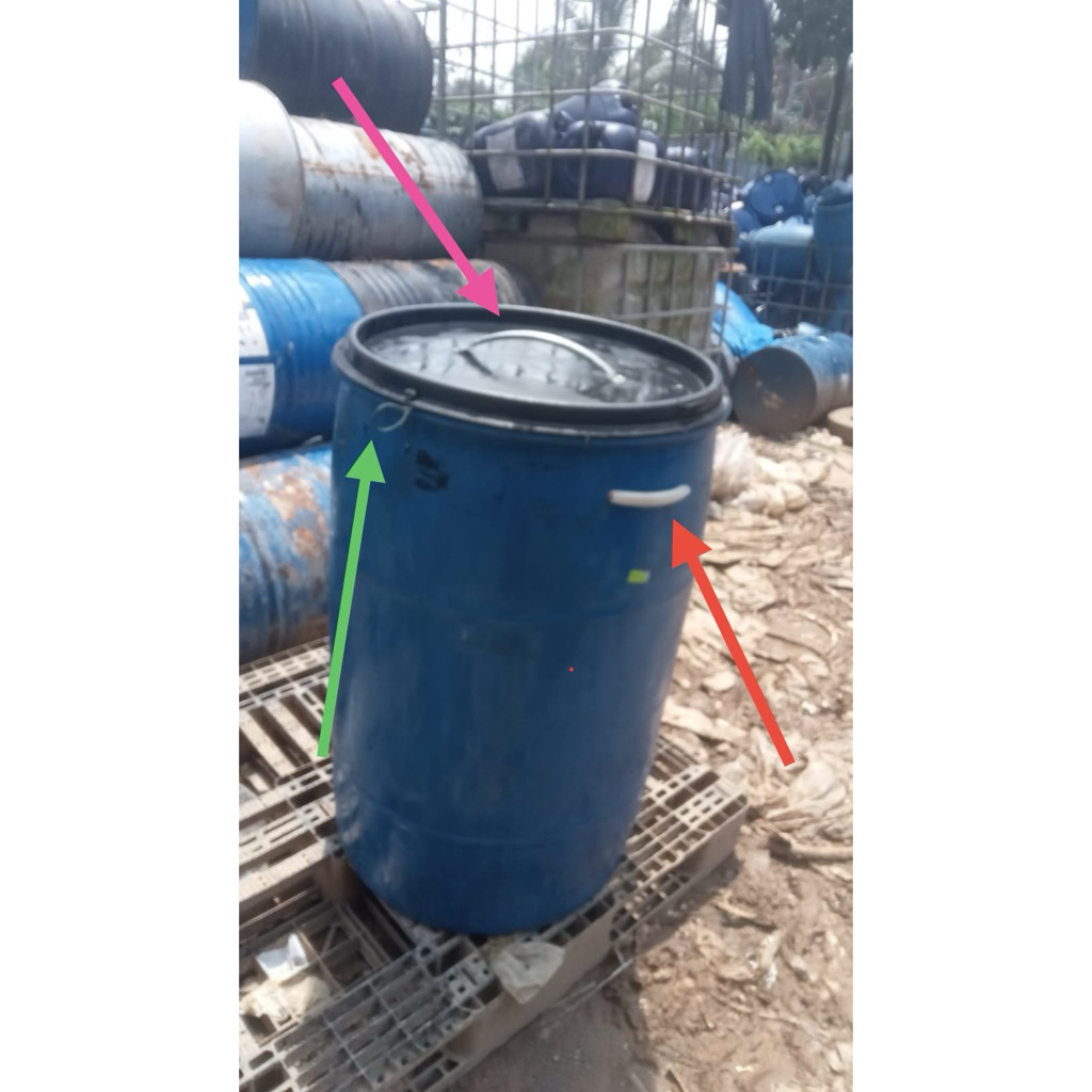 Jual tong sampah plastik vol 220L tinggi 92cm lebar 60cm kuat tebal dan ...