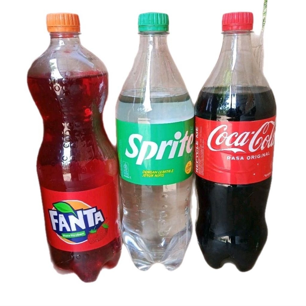 Jual DAPAT 3 BOTOL MIX FANTA COCA COLA SPRITE NETTO 1 LITER | Shopee ...