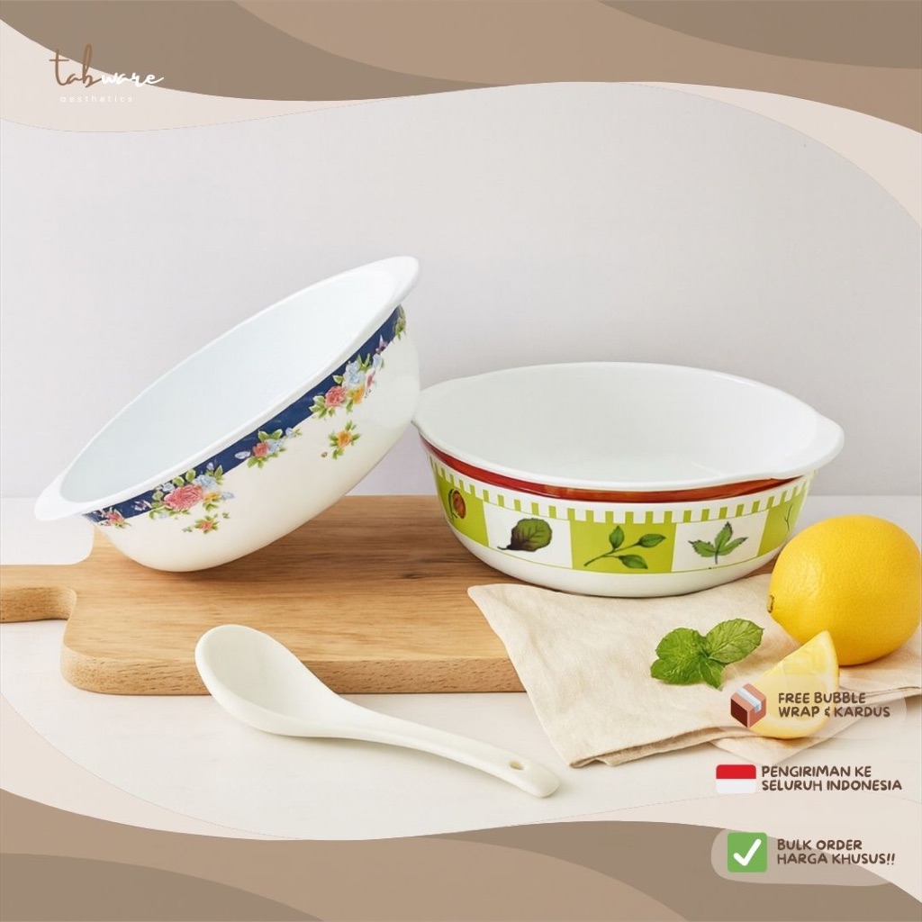 Jual (1pc) TABWARE Mangkok Saji Melamine Bulat Kuah Sup 10.5" / 26.5 cm ...