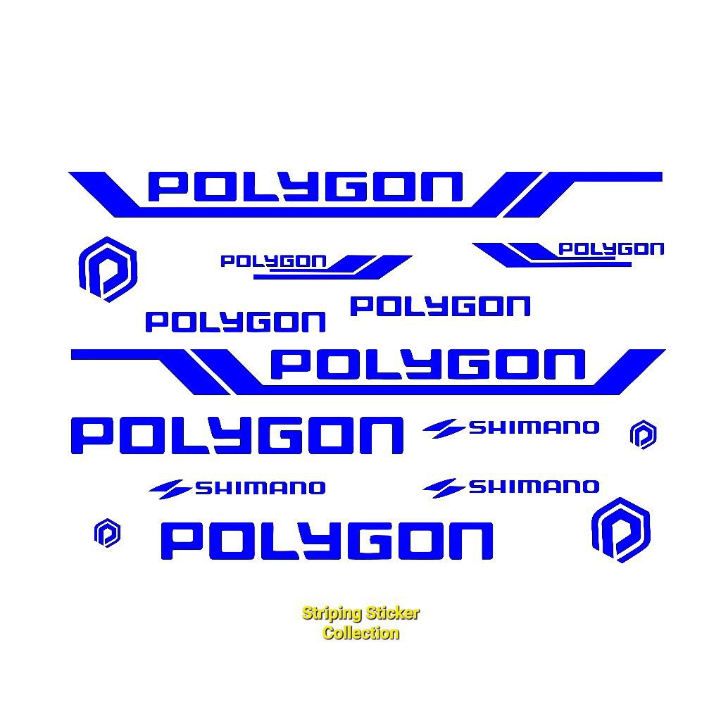 Jual Sticker Sepeda POLYGON MTB Cutting | Shopee Indonesia