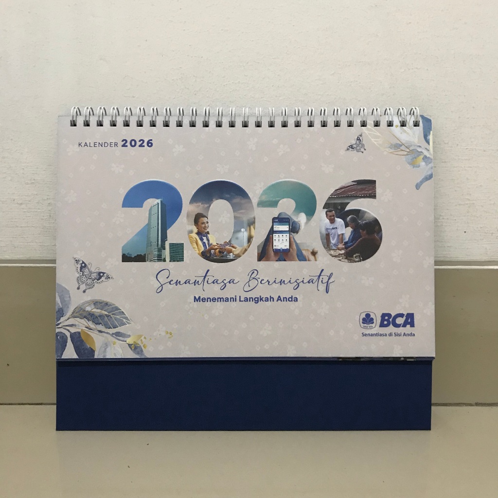 Jual Kalender BCA 2026 Meja Bulanan Ukuran 24x16 | Shopee Indonesia