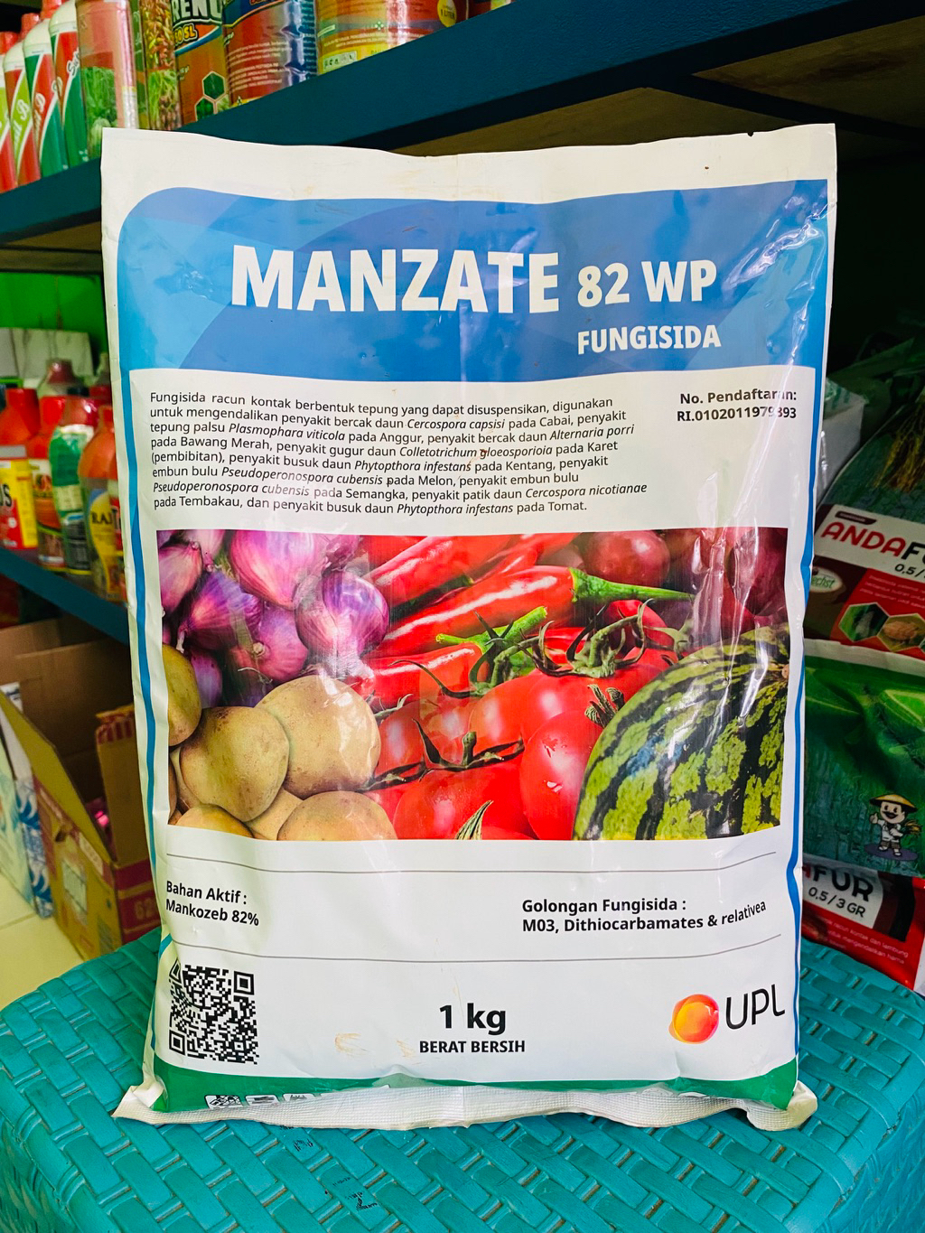 Jual FUNGISIDA MANZATE 82wp 1 kg || obat jamur segala tanaman original ...