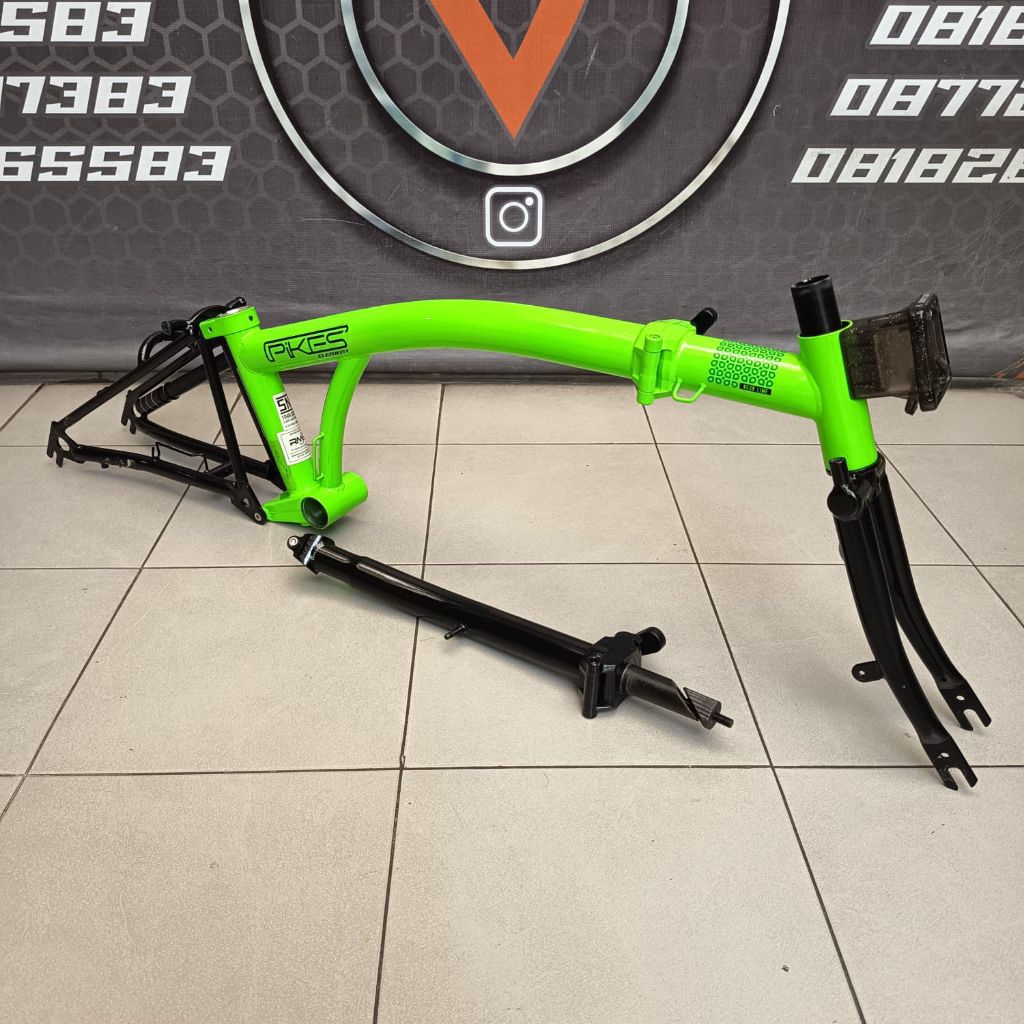 Jual Frameset Pikes Gen 2 Neon Lime | Shopee Indonesia