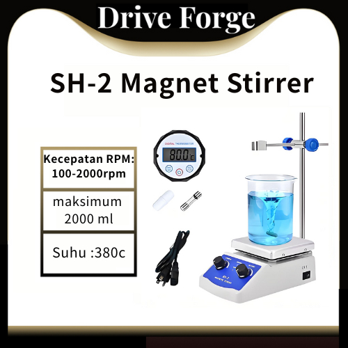 Jual Drive Forge Hot Plate Magnetic Stirrer SH-2 Magnet Stirer Pemutar ...