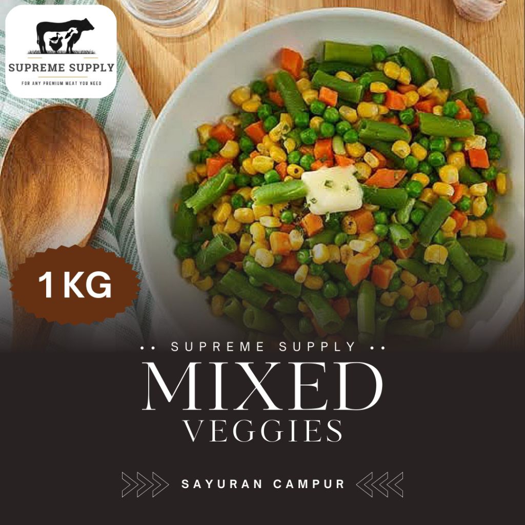Jual PREMIUM Mixed Veggies 1 kg | Fresh Halal Organic Vegetables Sayur ...