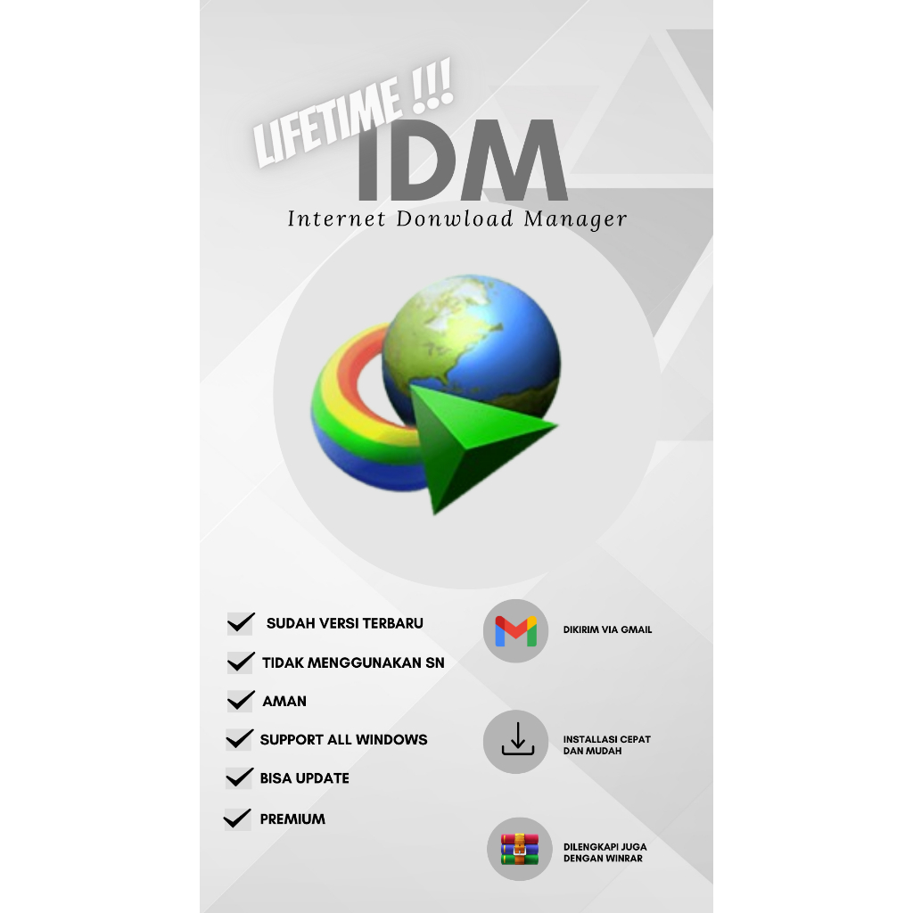 Jual IDM Internet Download Manager update terbaru 6.42 Build 52 2025 ...