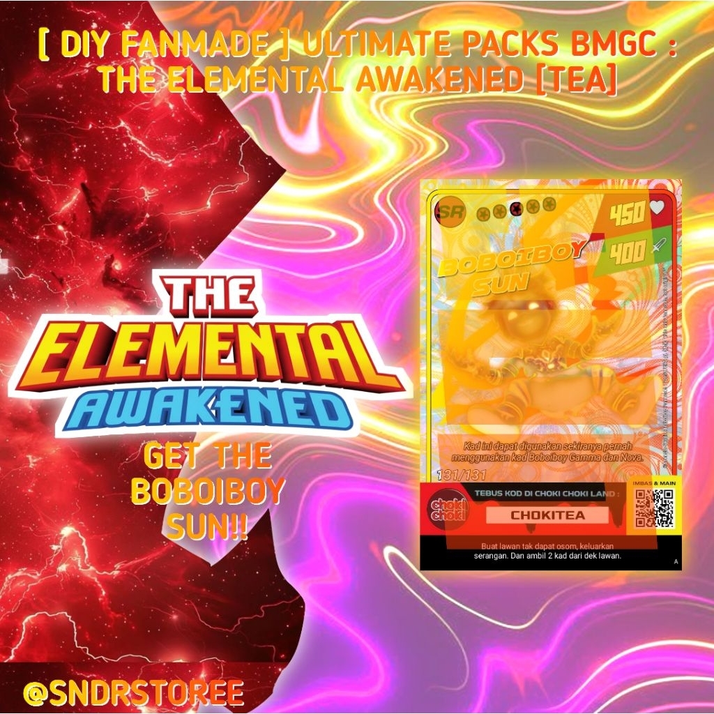 Jual [ DIY FANMADE ] THE ELEMENTAL AWAKENED PACK | BOBOIBOY GALAXY ...