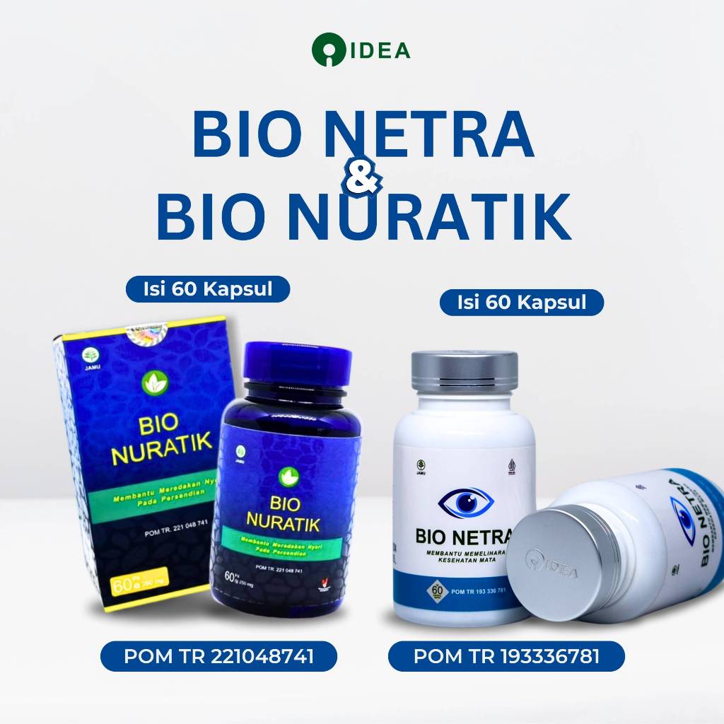 Jual Paket Bio Nuratik dan Bio Netra Untuk Kesehatan Tubuh | Shopee ...