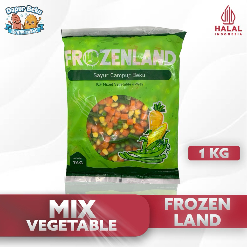 Jual Mix Vegetable Frozenland Sayuran Campur 1kg | Shopee Indonesia