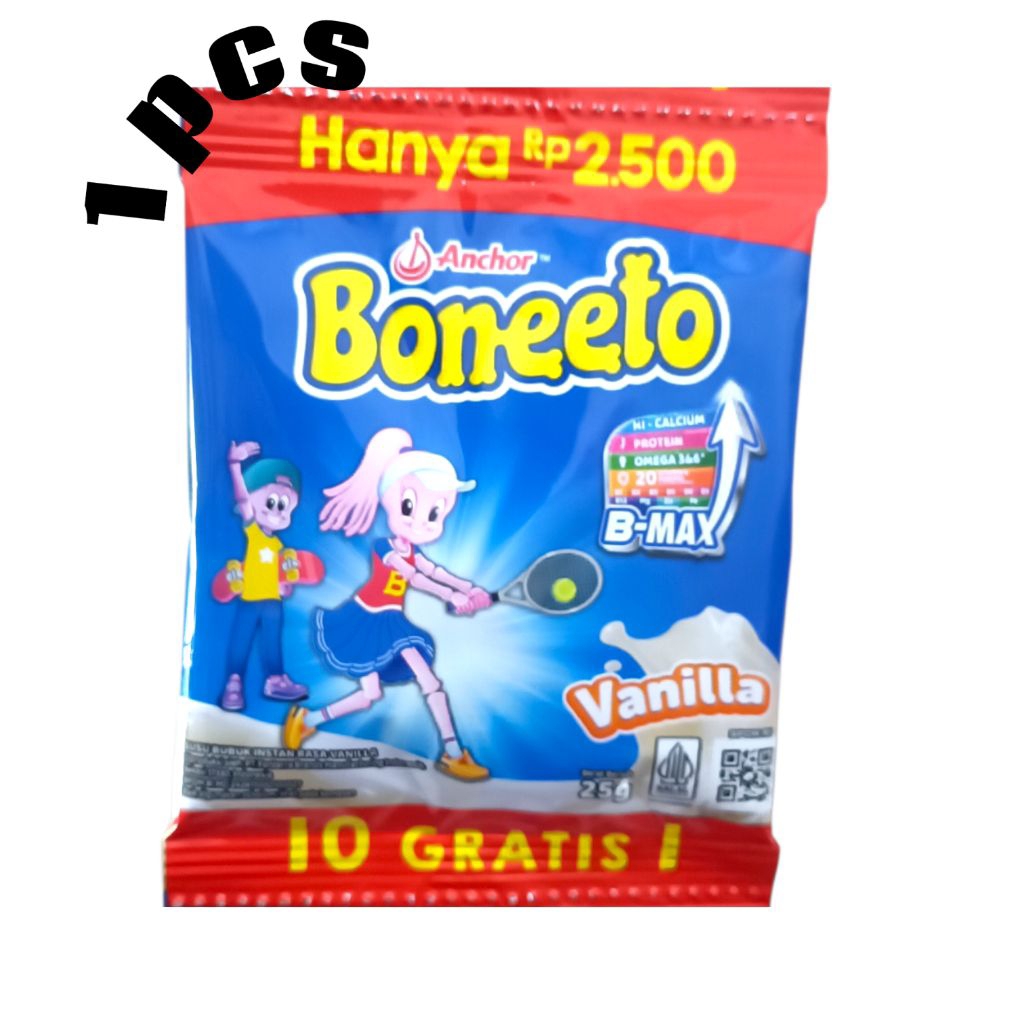 Jual Susu Boneeto Bubuk Sachet 1 Pcs / Anchor Boneeto Sachet | Shopee ...