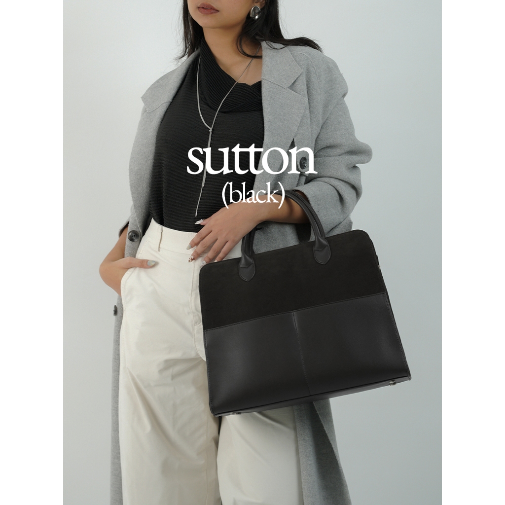 Jual Romelle - Sutton Bag Black | Tas Kerja Wanita, Tote 14 Inch, Vegan ...