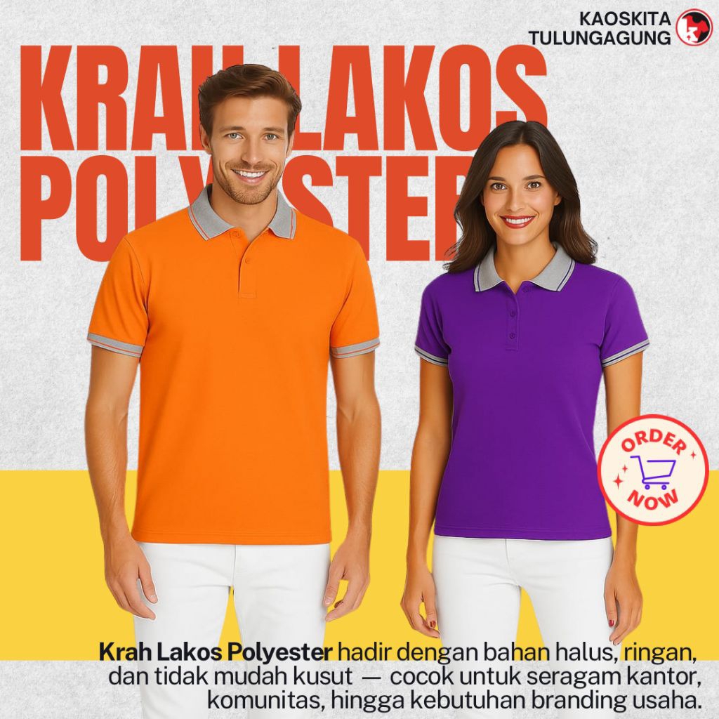 Jual Krah Polyester / KRAH POLOS / T-shirt | Shopee Indonesia