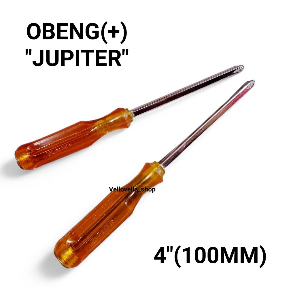 Jual JUPITER Obeng model ketok orange plus minus / obeng ketok Jupiter ...